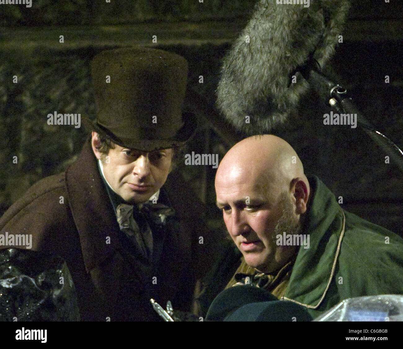 Andy Serkis Simon Pegg and Andy Serkis on the set of their new movie ...