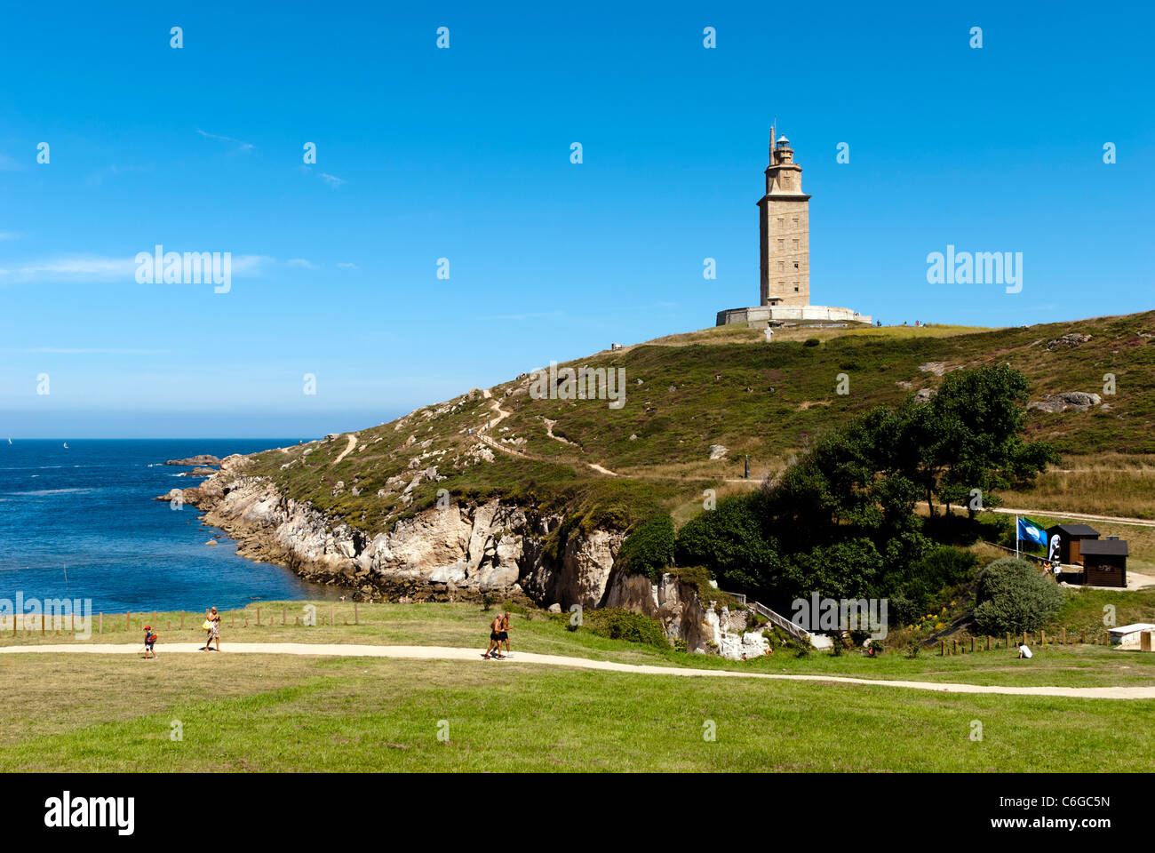 Hercules tower lighthouse hi-res stock photography and images - Alamy