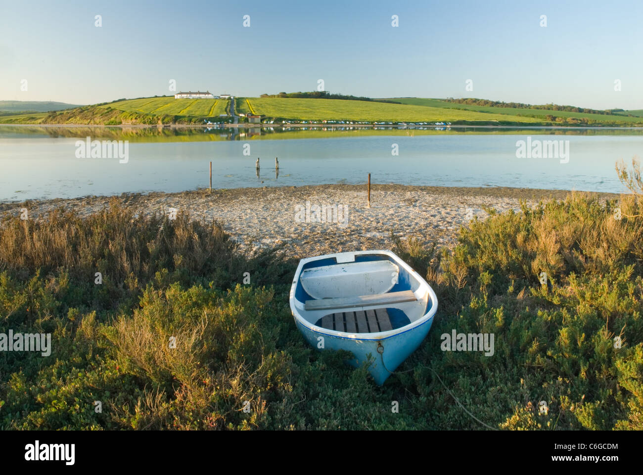 Rodden Hive and the Fleet behind Chesil Beach in Dorset Stock Photo - Alamy