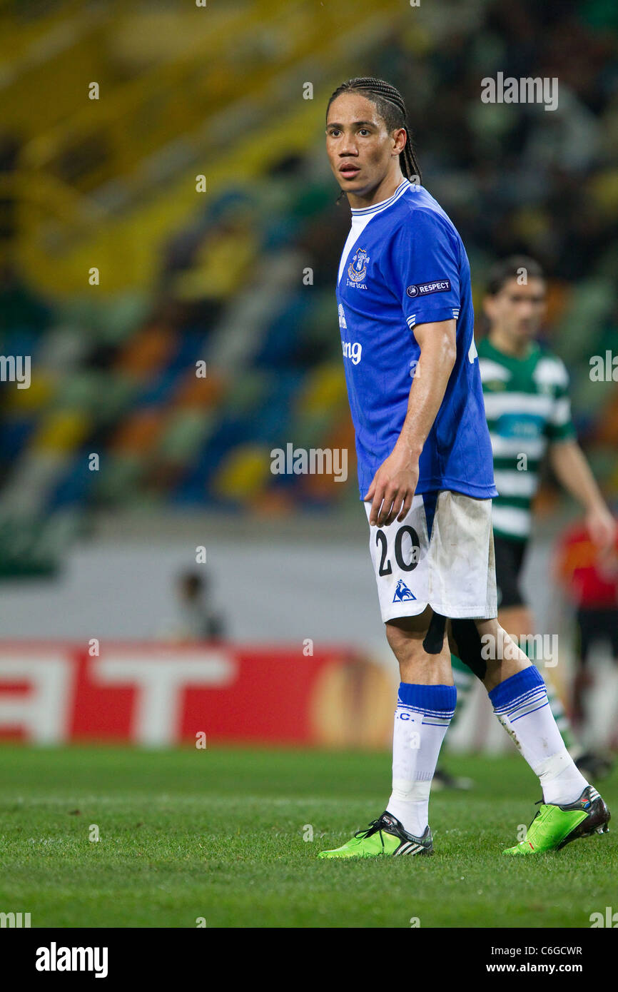 Steven Pienaar from Everton during the football match UEFA Europa ...