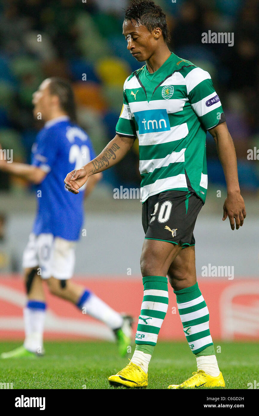 Yannick Djalo from Sporting during the football match UEFA Europa ...