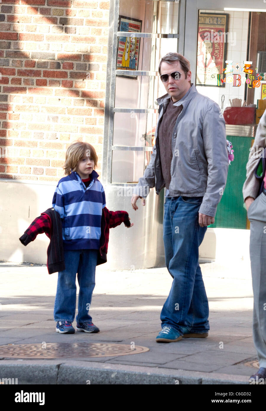 Matthew Broderick and his son James Wilkie Broderick walking in ...