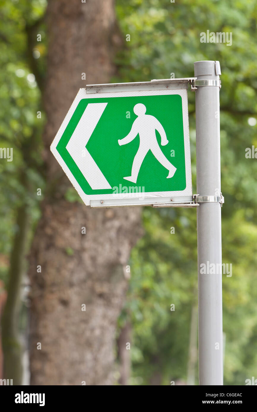 Public Footpath Sign Stock Photo - Alamy