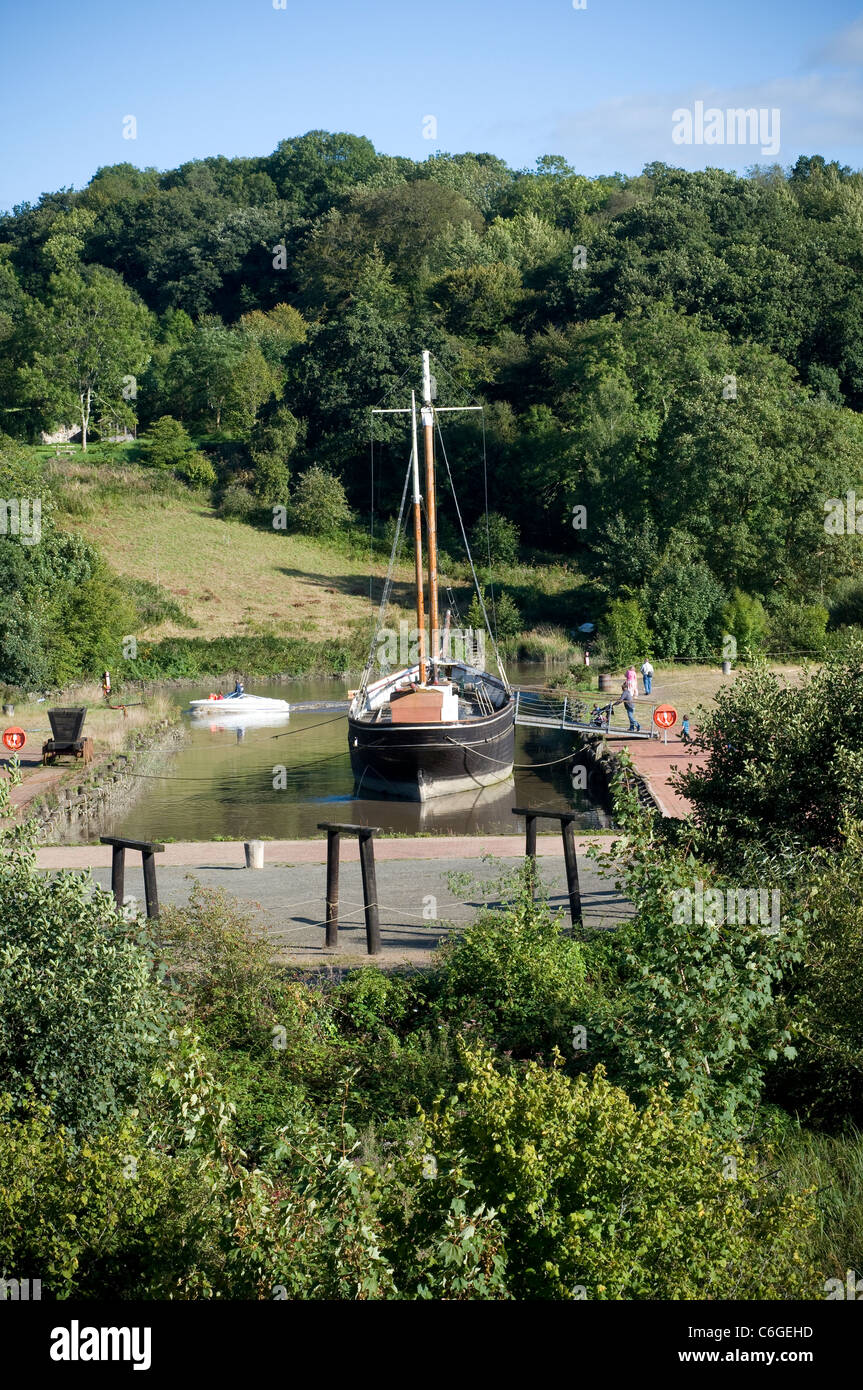 Morwellham Quay is a historic river port in Devon, England Stock Photo ...