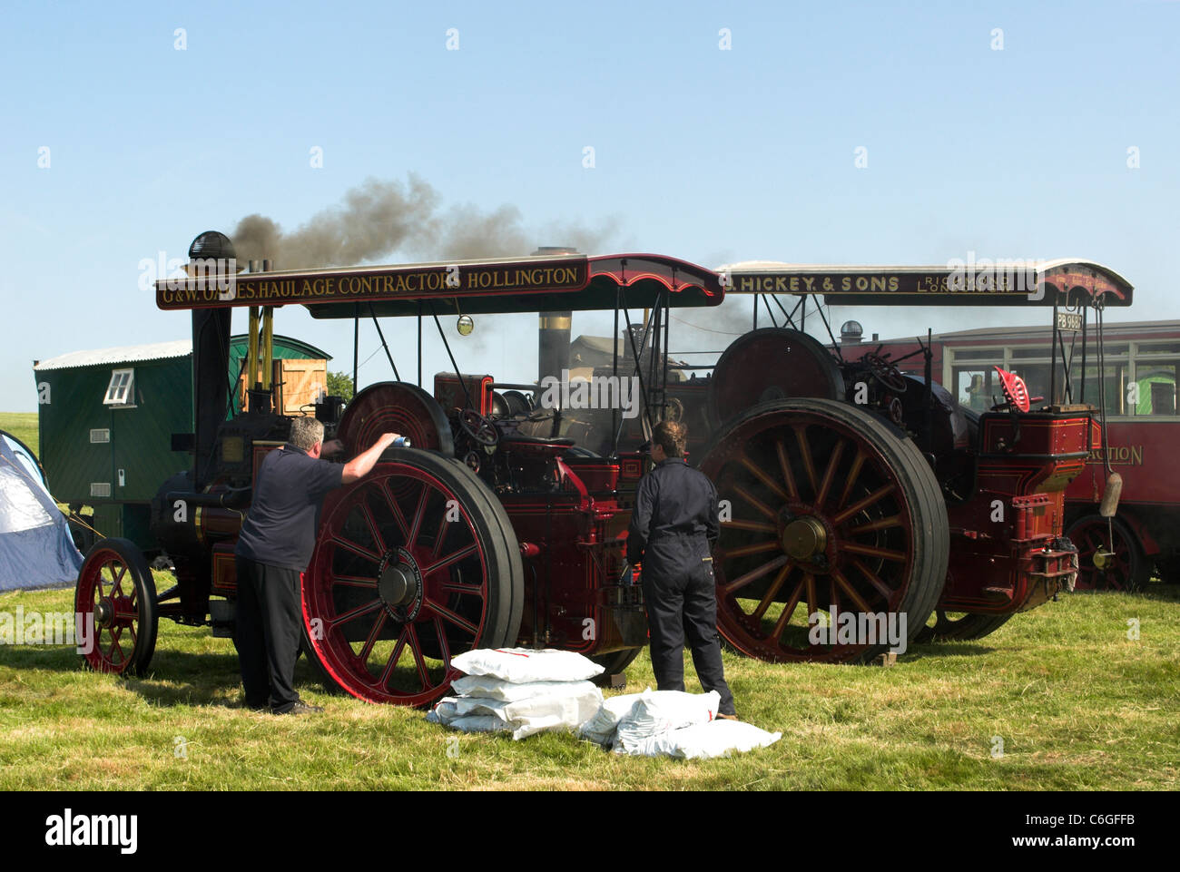 A Burrell Gold Medal Tractor "Gladstone" R/n AH0171 and Burrell 6nhp ...