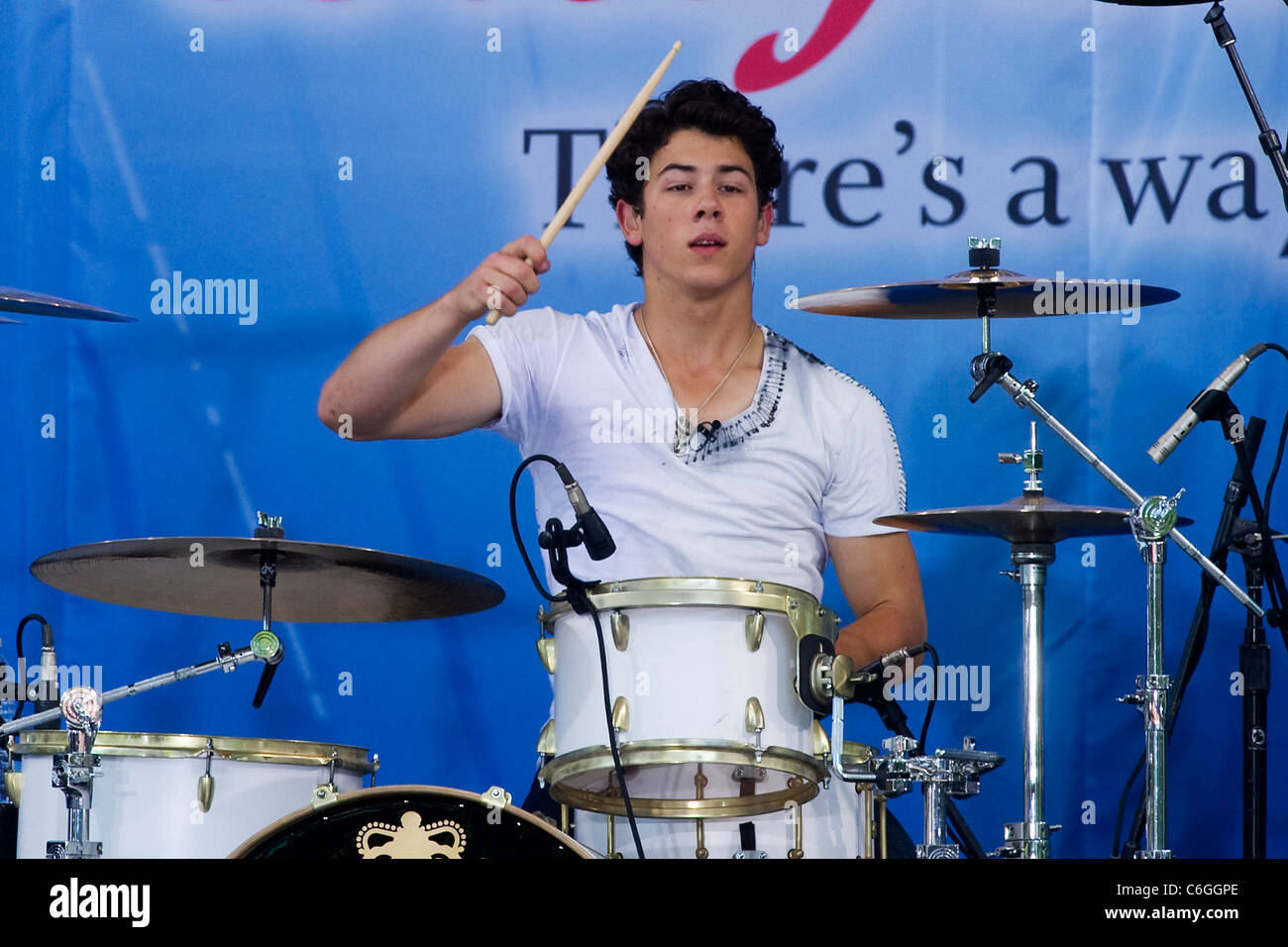 Nick Jonas The Jonas Brothers perform for ABC's 'Good Morning America ...