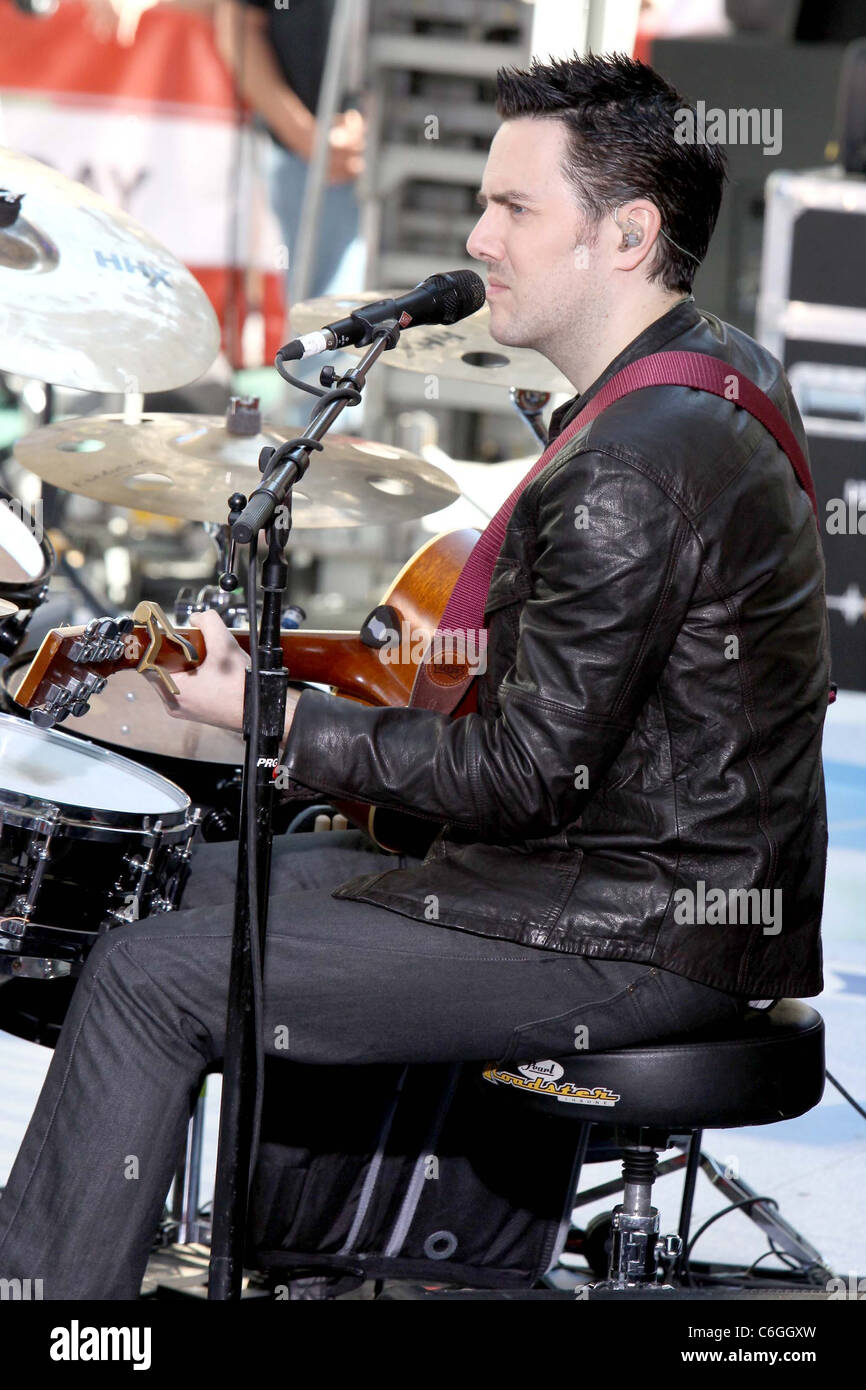 Glen Power Irish rock band The Script perform as part of the 'Toyota ...