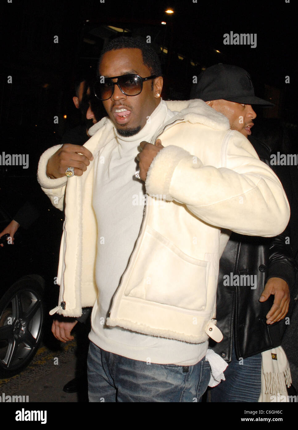 P Diddy, real name Sean Combs, leaving Amika nightclub in Kensington ...