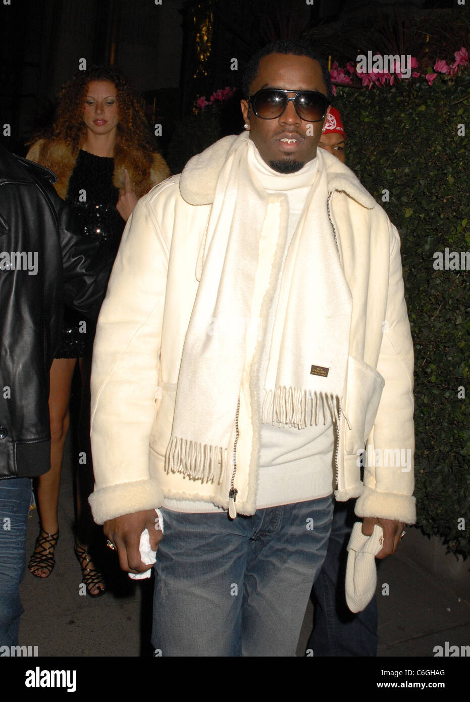 P Diddy, real name Sean Combs, leaving his London hotel on his way to a ...