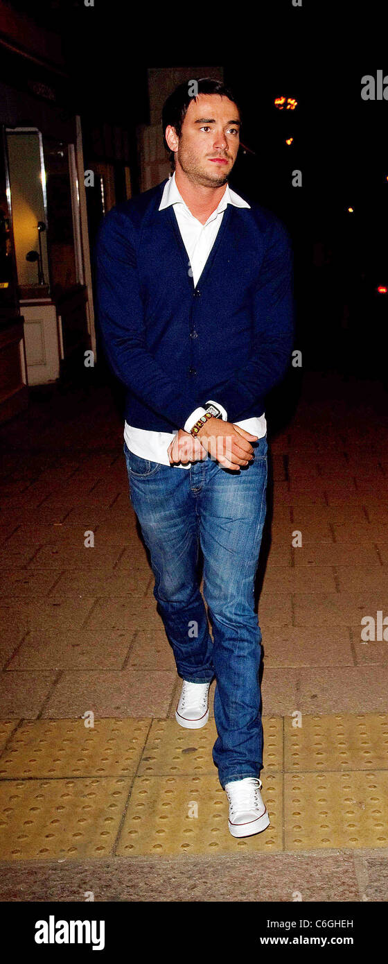 Jack Tweed leaving Sheesh restaurant in Buckhurst Hill Essex, England ...