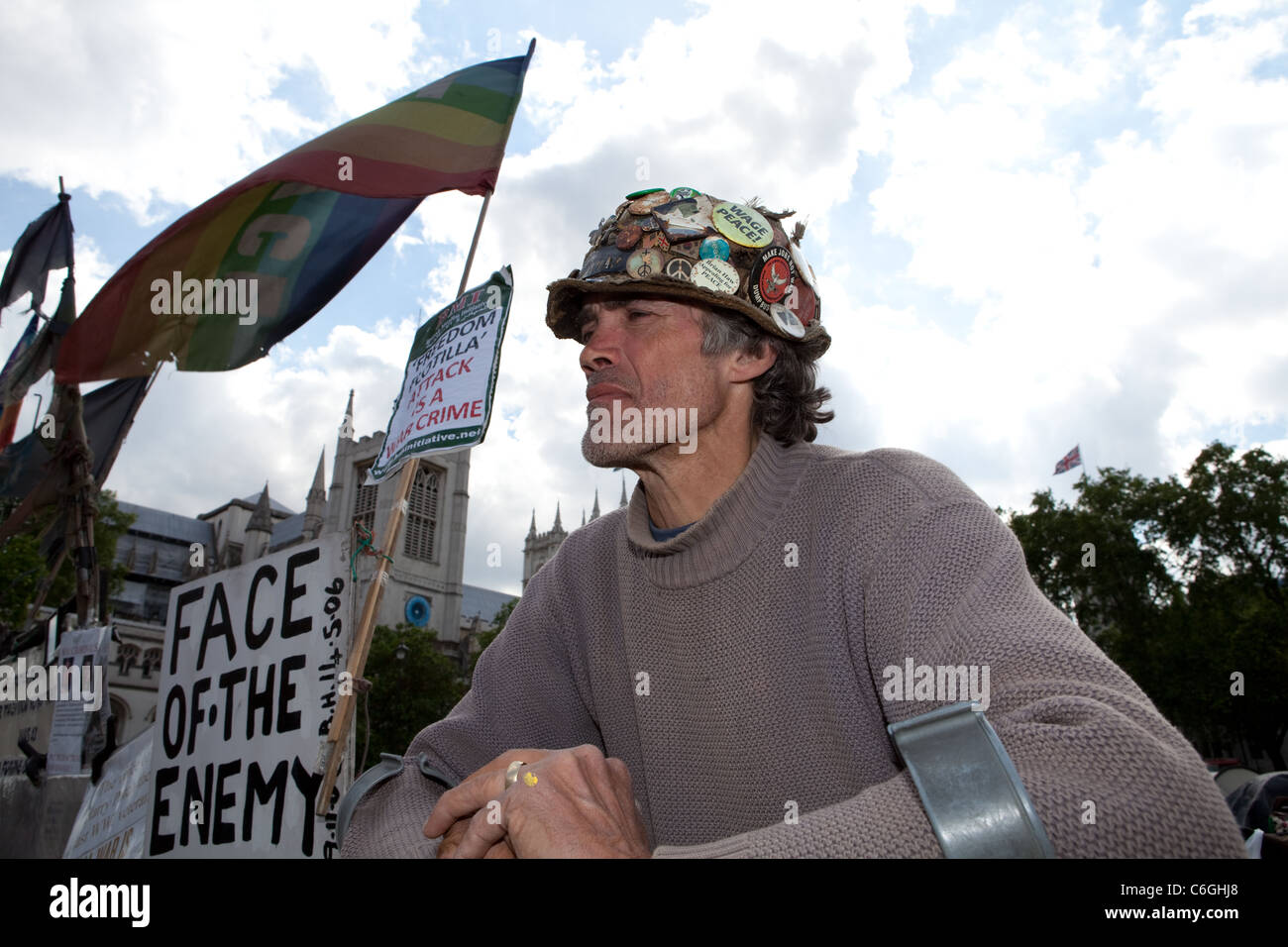 Peace campaigner brian haw hi-res stock photography and images - Alamy