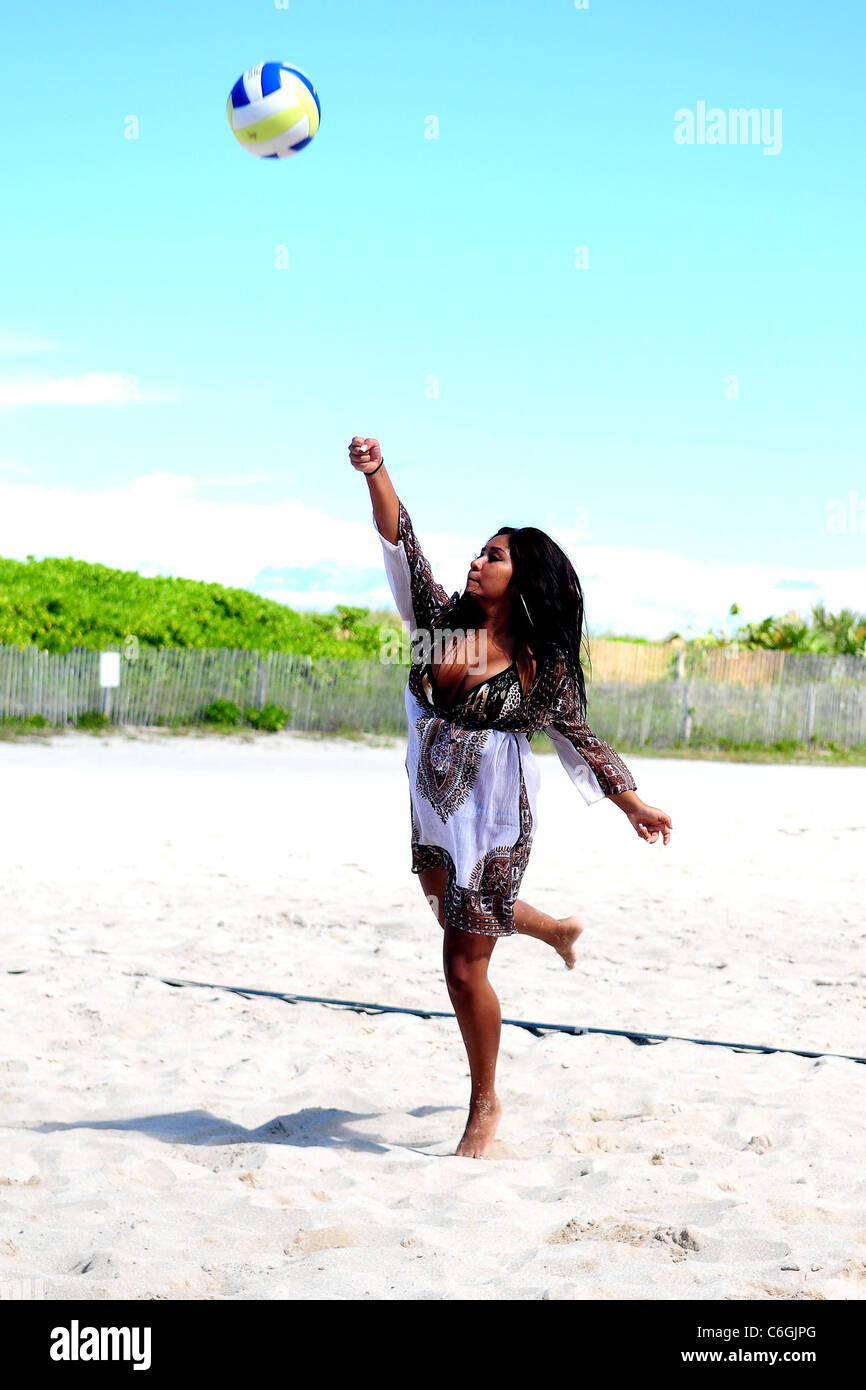 Nicole 'Snooki' Polizzi of MTV television programme 'Jersey Shore' is ...