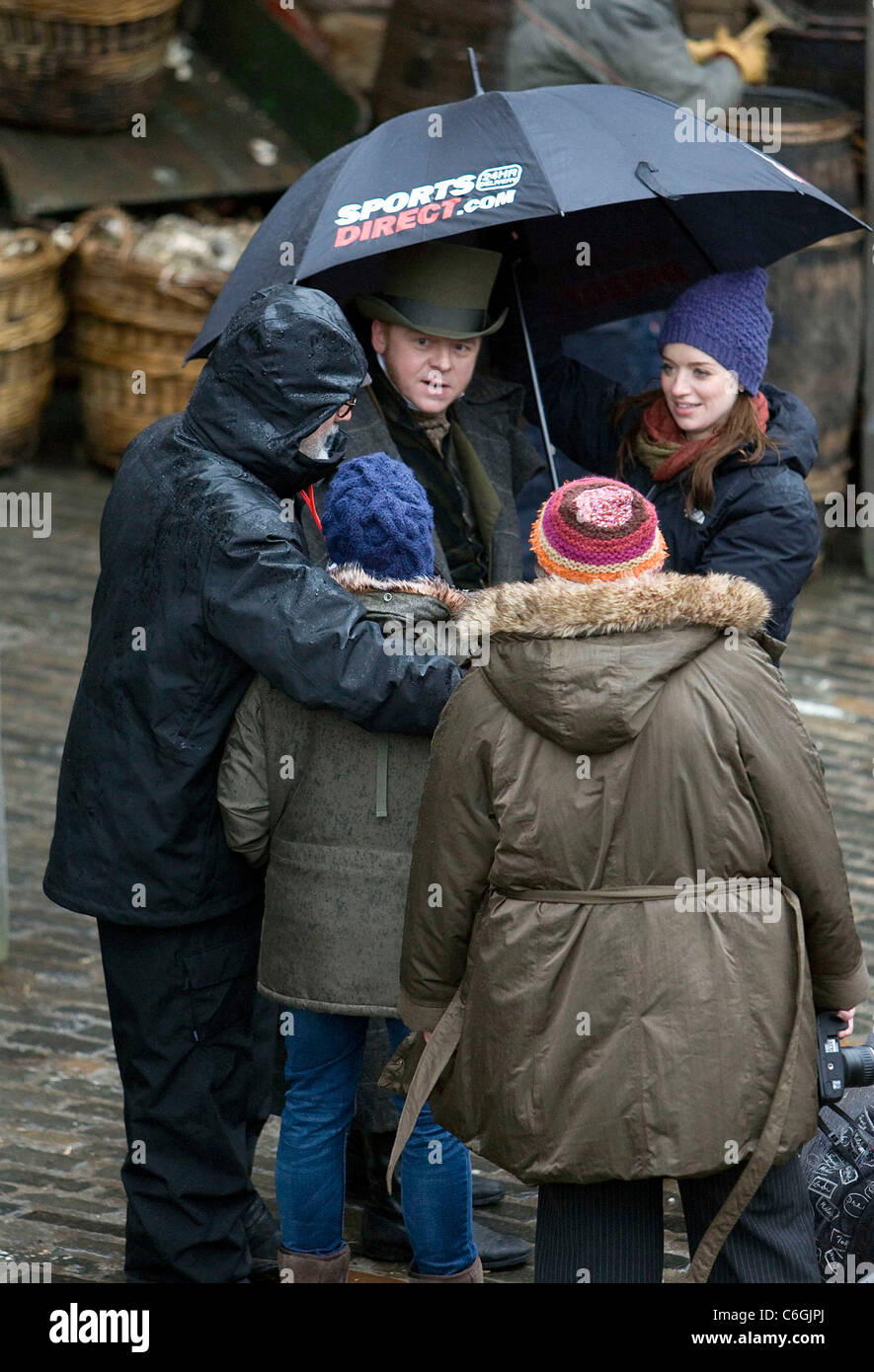 Simon Pegg The set of the new movie 'Burke and Hare' The film is a ...
