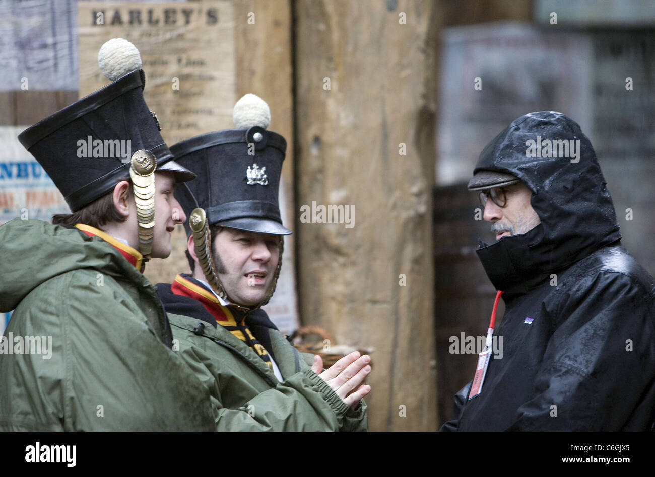 John Landis (The Director) The set of the new movie 'Burke and Hare ...