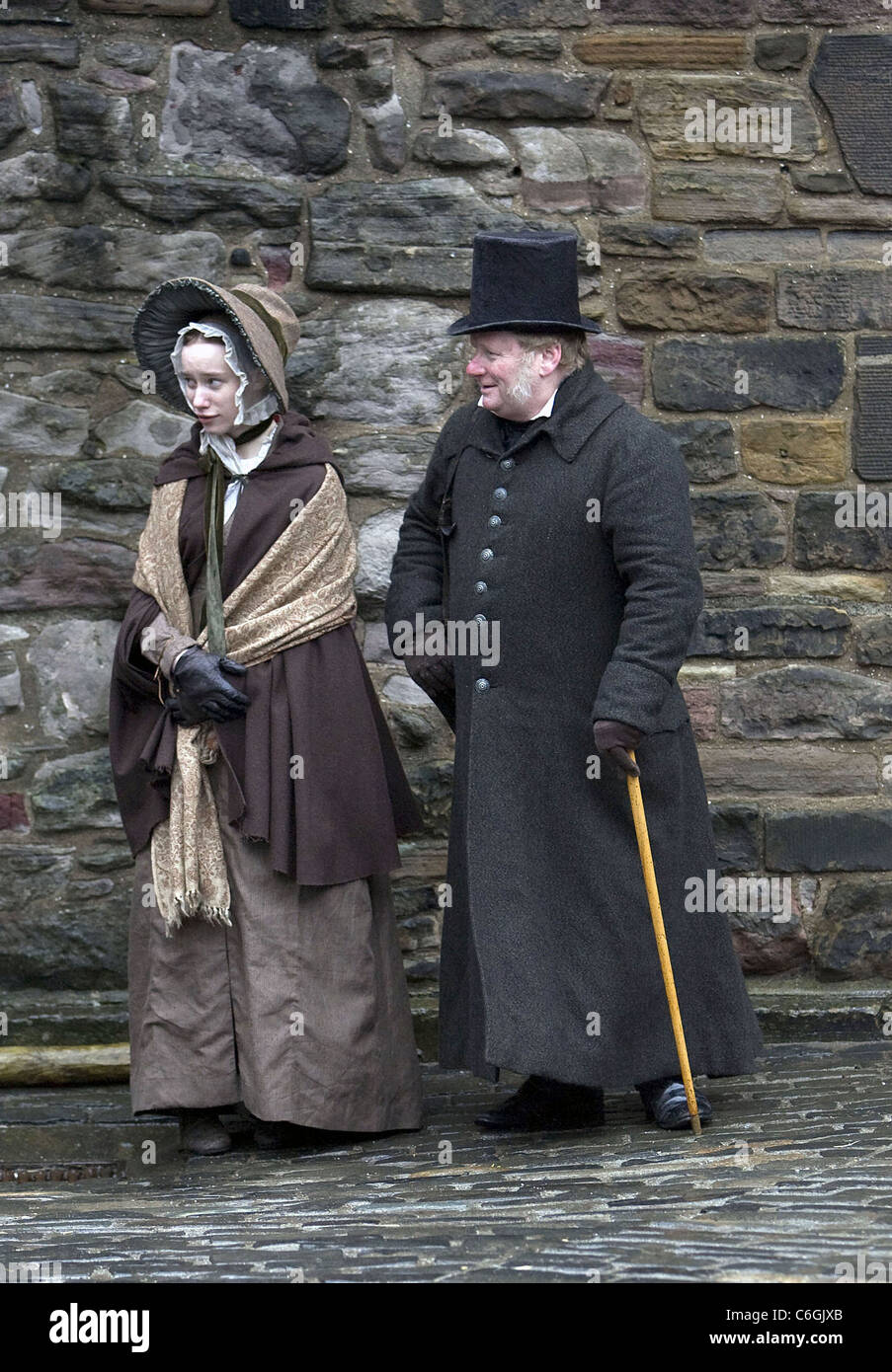 Cast The set of the new movie 'Burke and Hare' The film is a comedic ...