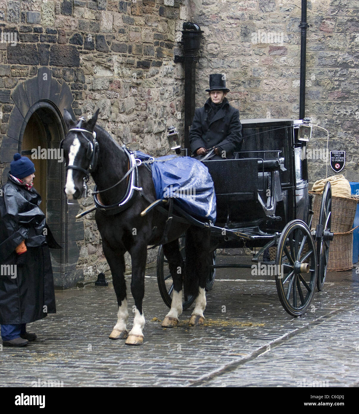 Cast The set of the new movie 'Burke and Hare' The film is a comedic ...