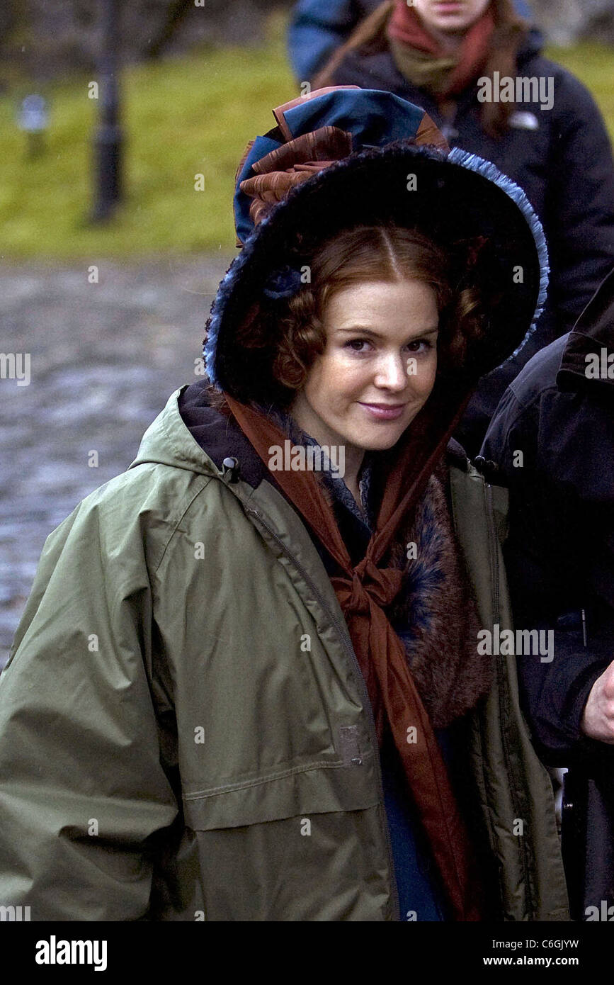 Isla Fisher The set of the new movie 'Burke and Hare' The film is a ...
