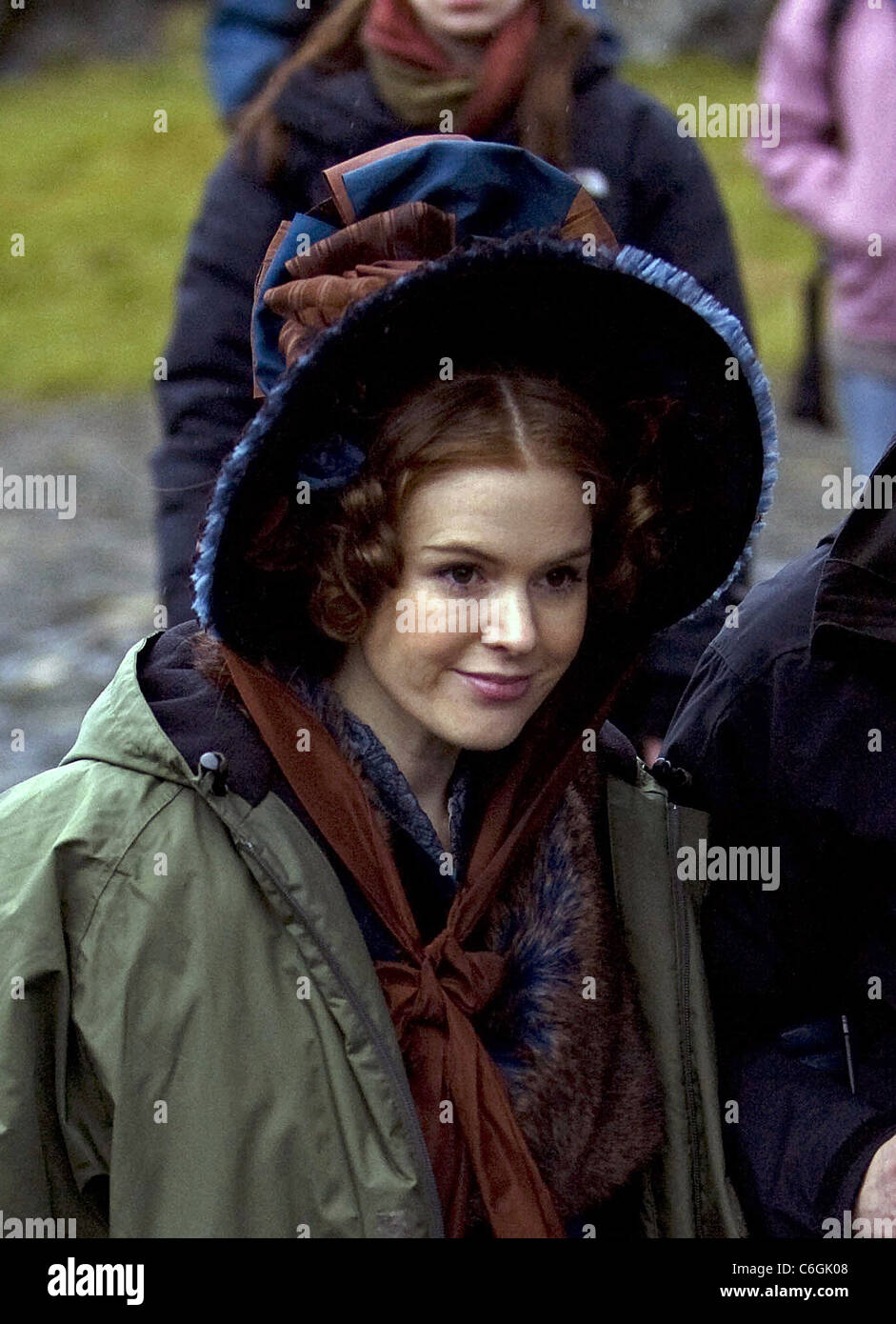 Isla Fisher The set of the new movie 'Burke and Hare' The film is a ...