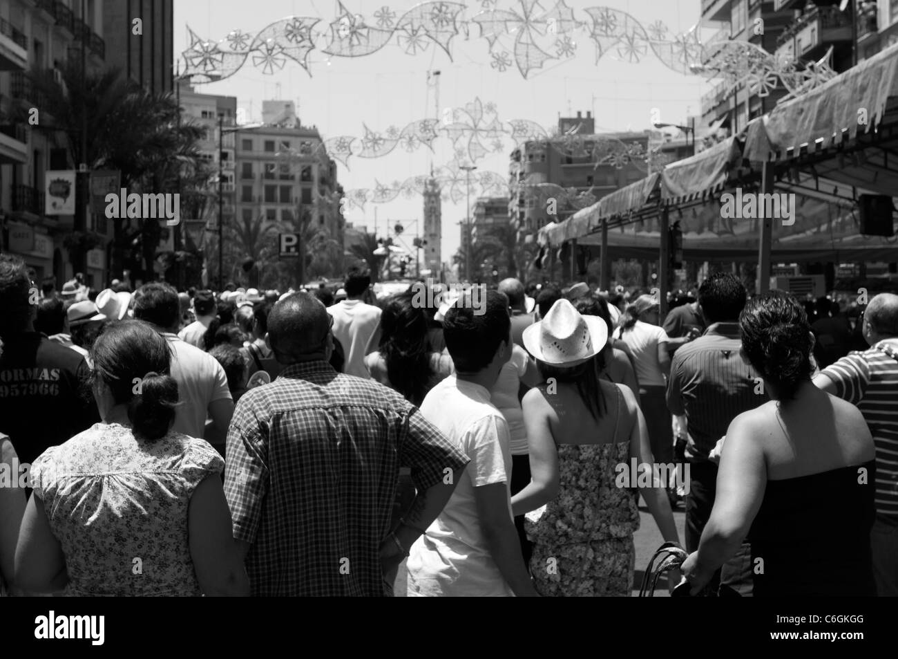 Fallas dress valencia Black and White Stock Photos & Images - Alamy