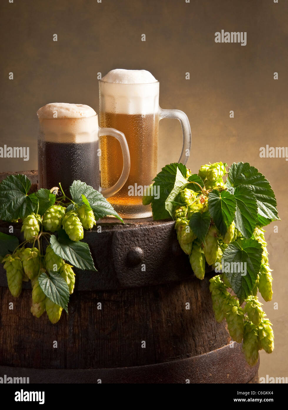 Oktoberfest beer barrel glass hi-res stock photography and images - Alamy