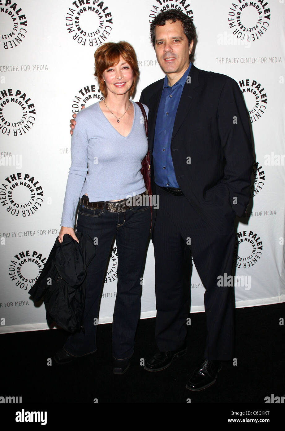 Sharon Lawrence and her husband Dr. Tom Apostle 27th Annual PaleyFest ...