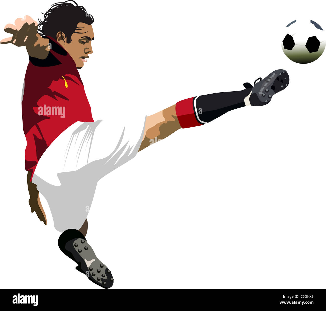 Professional footballer Cut Out Stock Images & Pictures - Alamy