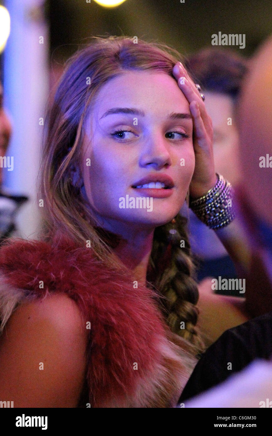 Isabel Lucas with a braid in her hair at the 2010 Coachella Valley ...