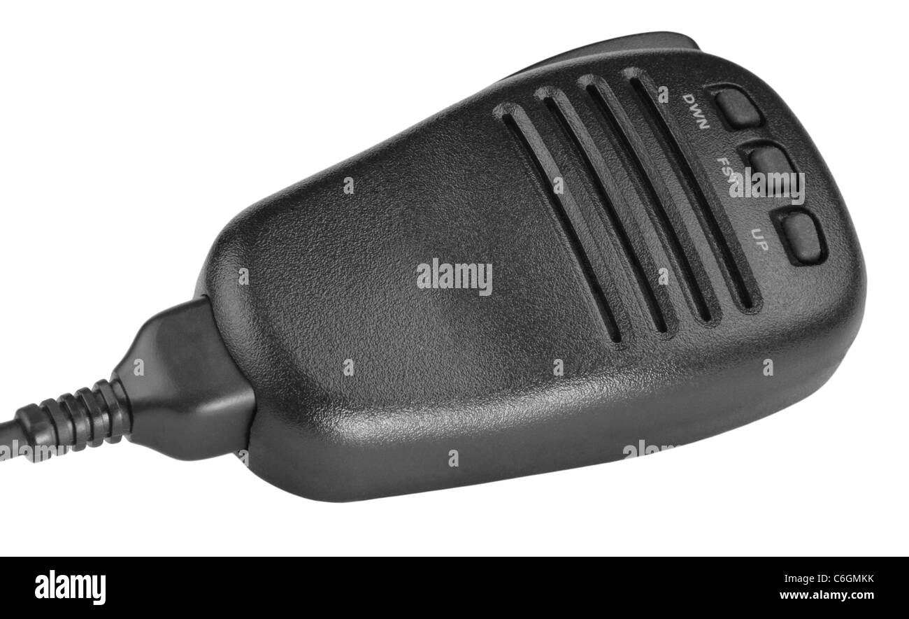 Handheld radio microphone hi-res stock photography and images - Alamy