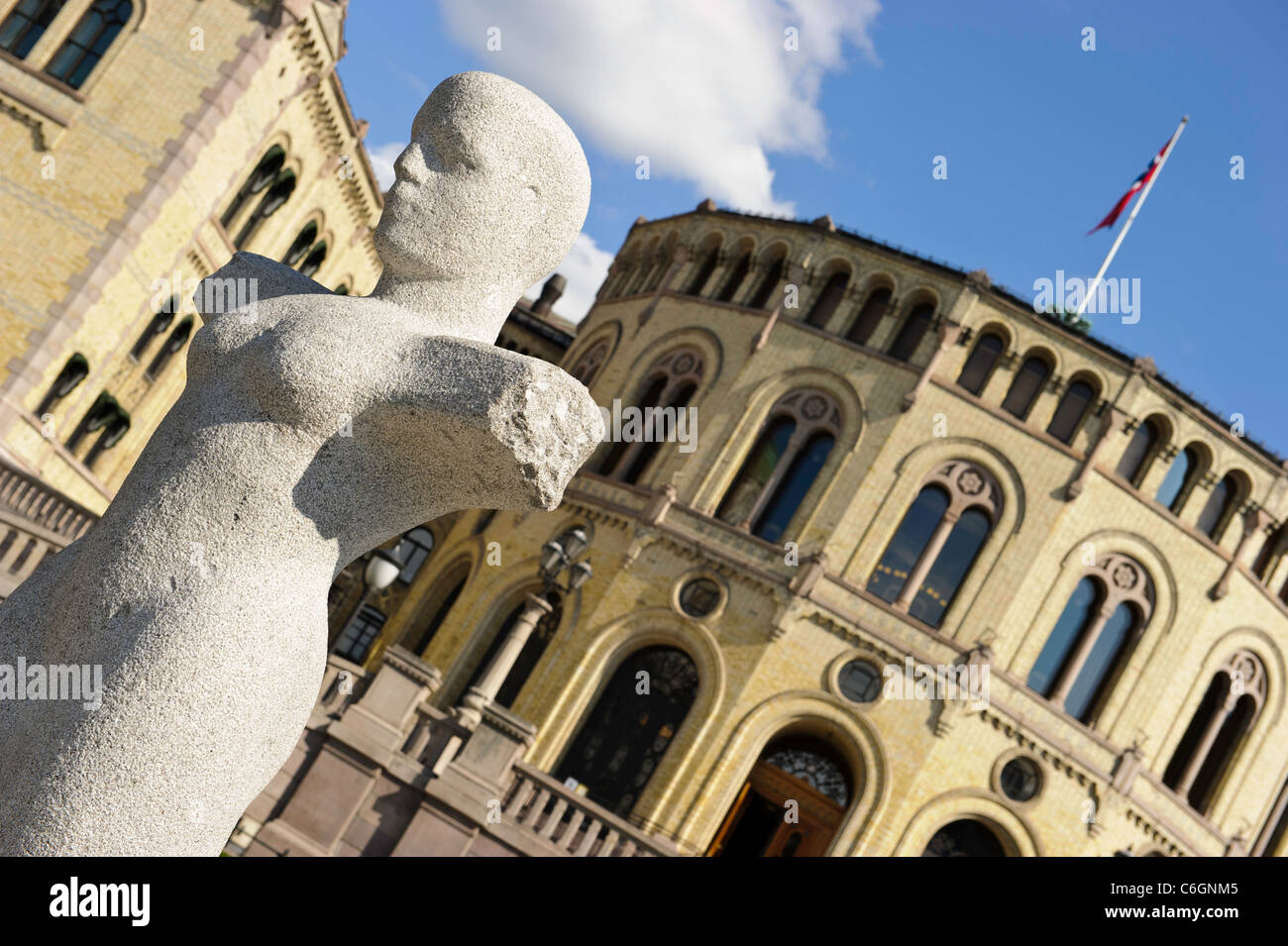 Stortinget, the Norwegian parliament building Stock Photo - Alamy