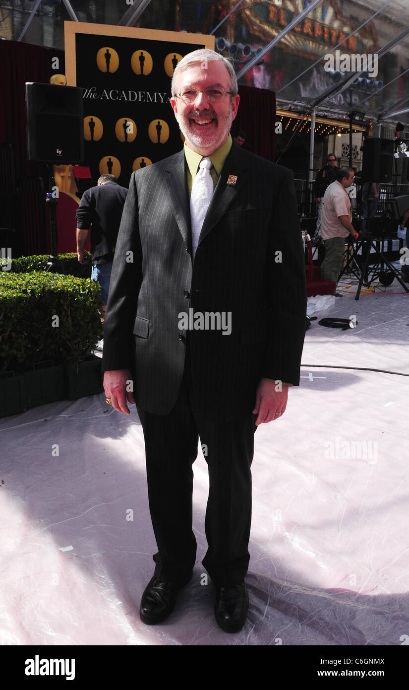 Film correspondent and historian Leonard Matlin at the Kodak Theatre ...