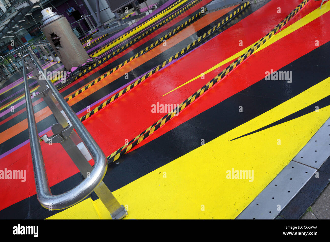 Channel 4 TV in Horseferry Road with frontage creatively designed ...