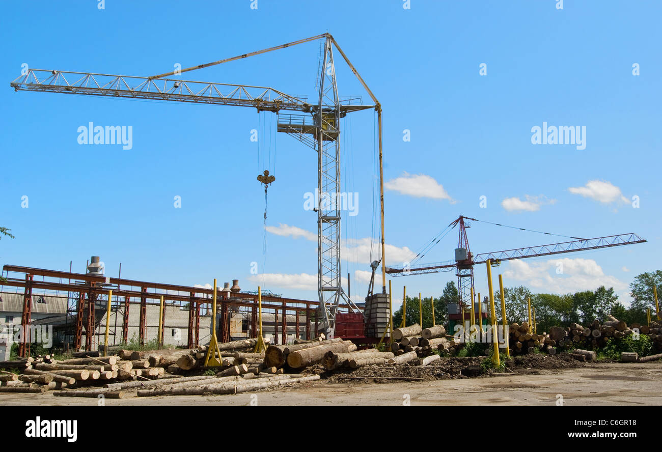 A frame tower crane hi-res stock photography and images - Alamy