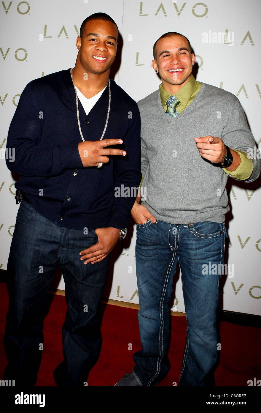 Lance Moore and Pierre Thomas Superbowl champions Lance Moore and ...