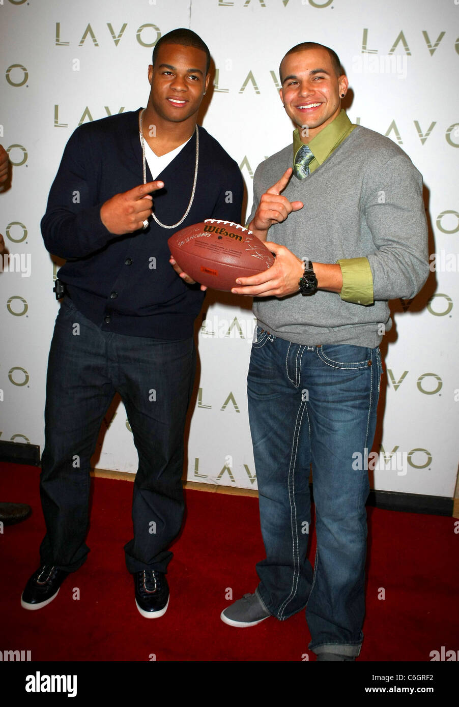 Lance Moore and Pierre Thomas Superbowl champions Lance Moore and ...
