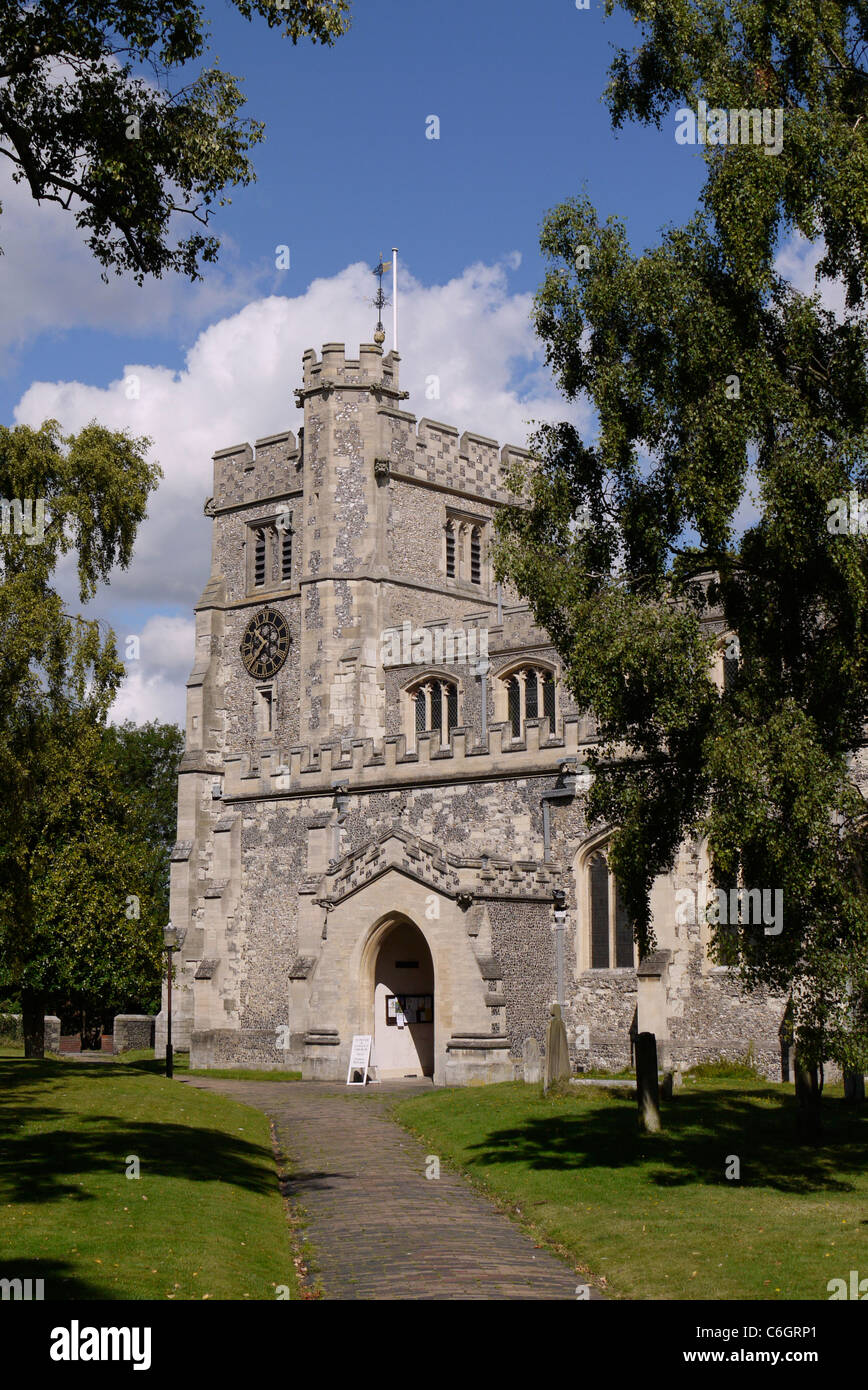 The Parish Church of St Peter and St Paul, in the market town of Tring ...
