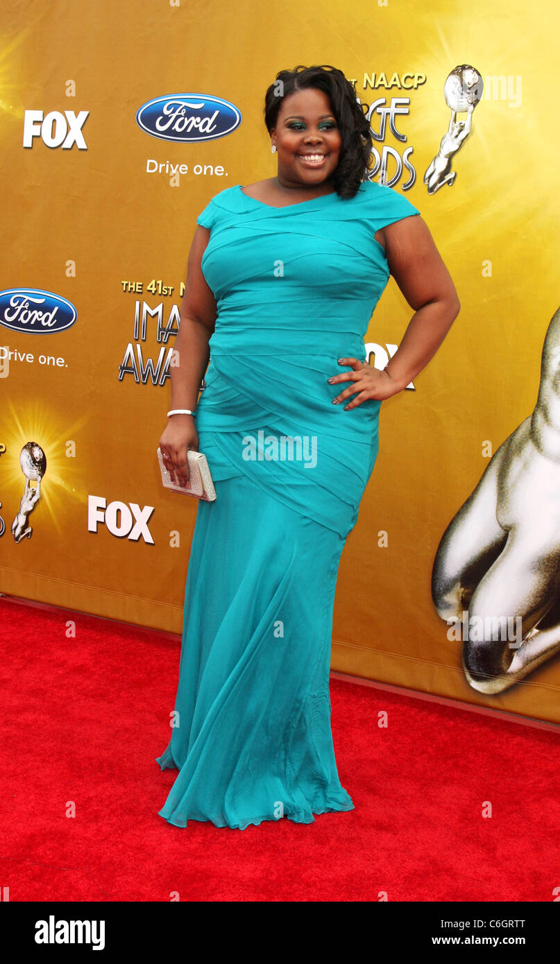 Amber Riley 41st NAACP Image Awards at the Shrine Auditorium - Arrivals ...