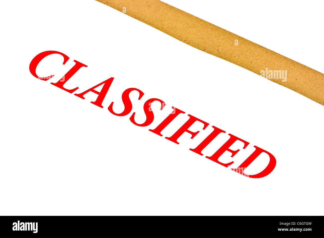 Classified file hi-res stock photography and images - Alamy