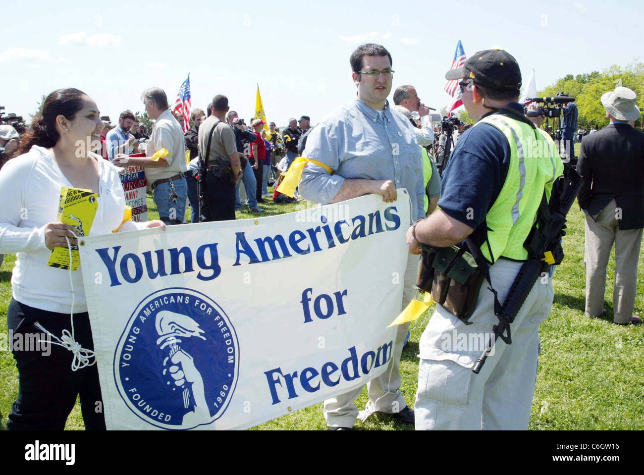 Activists take part in the Second Amendment March and Rally. Known as ...