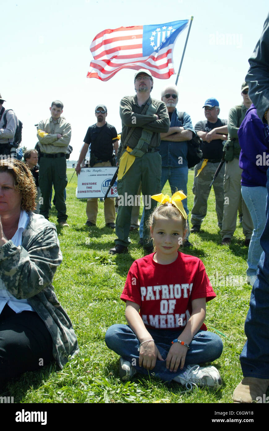 Activists take part in the Second Amendment March and Rally. Known as ...