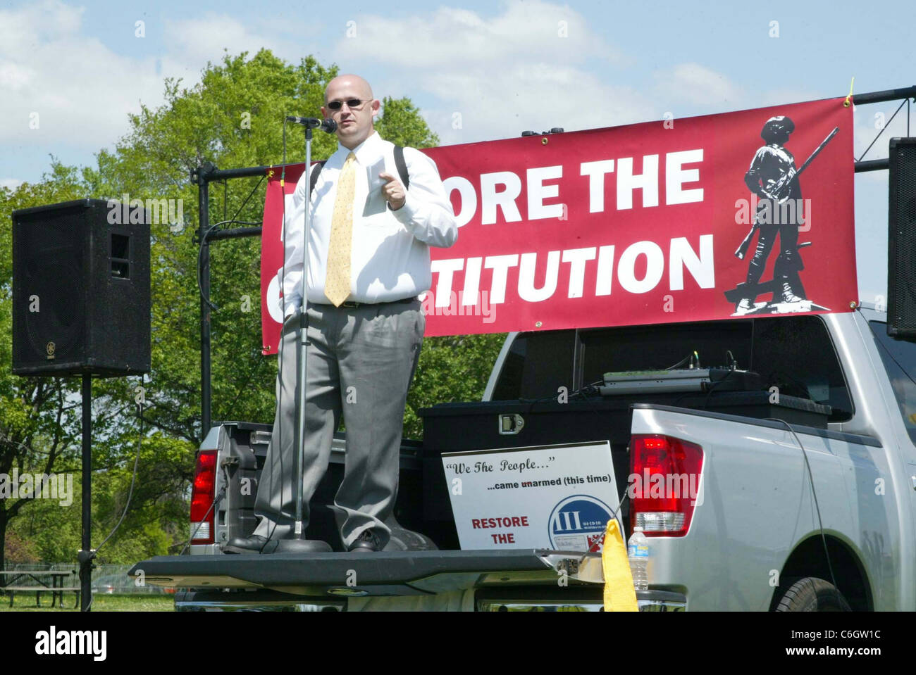Activists take part in the Second Amendment March and Rally. Known as ...