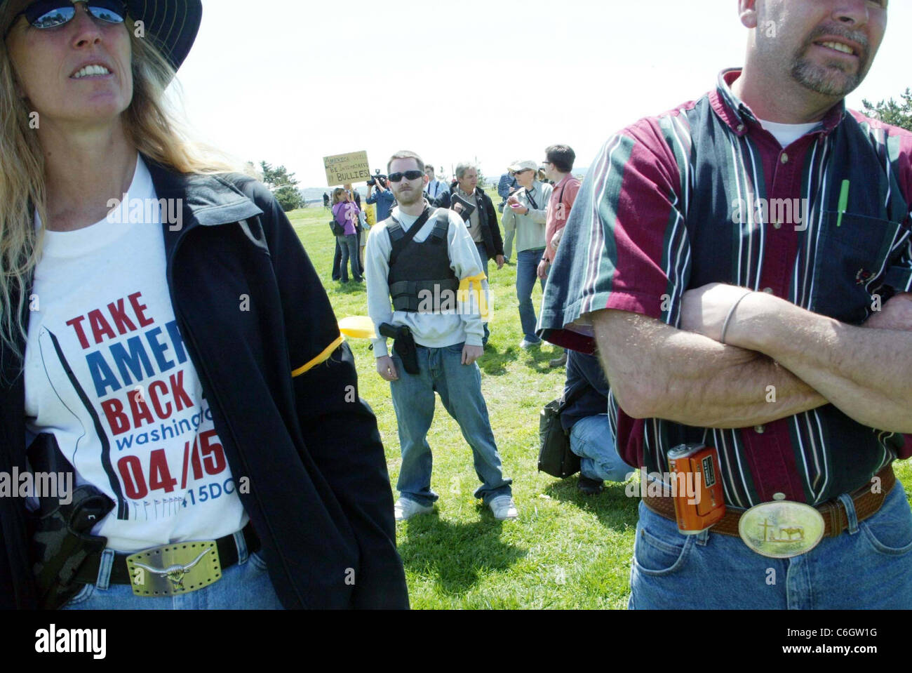 Activists take part in the Second Amendment March and Rally. Known as ...
