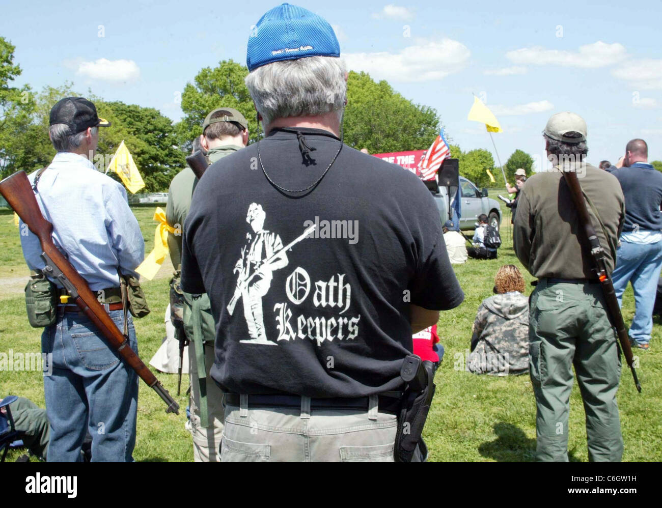 Activists take part in the Second Amendment March and Rally. Known as ...