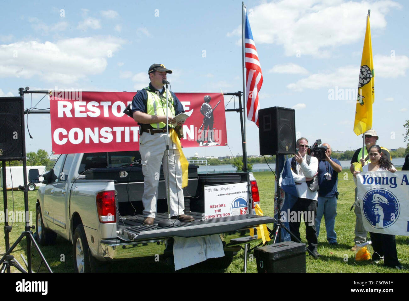 Activists take part in the Second Amendment March and Rally. Known as ...