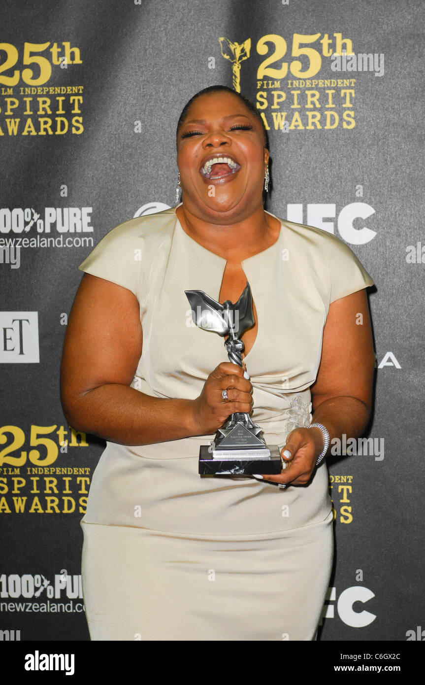 Mo'Nique The 25th Film Independent Spirit awards held at the Nokia L.A ...