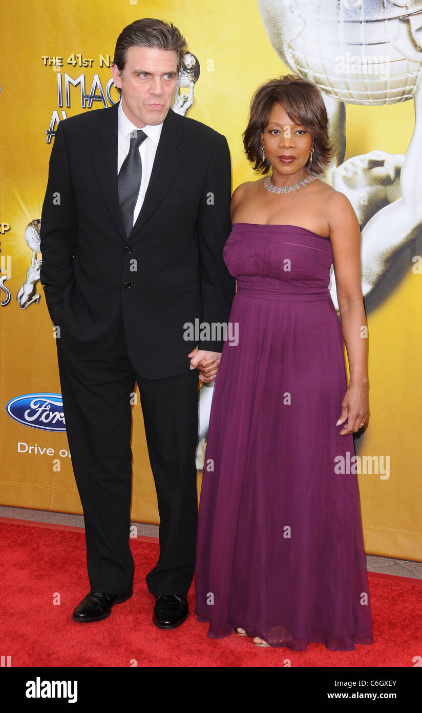 Roderick Spencer and Alfre Woodard 41st NAACP Image Awards at the ...
