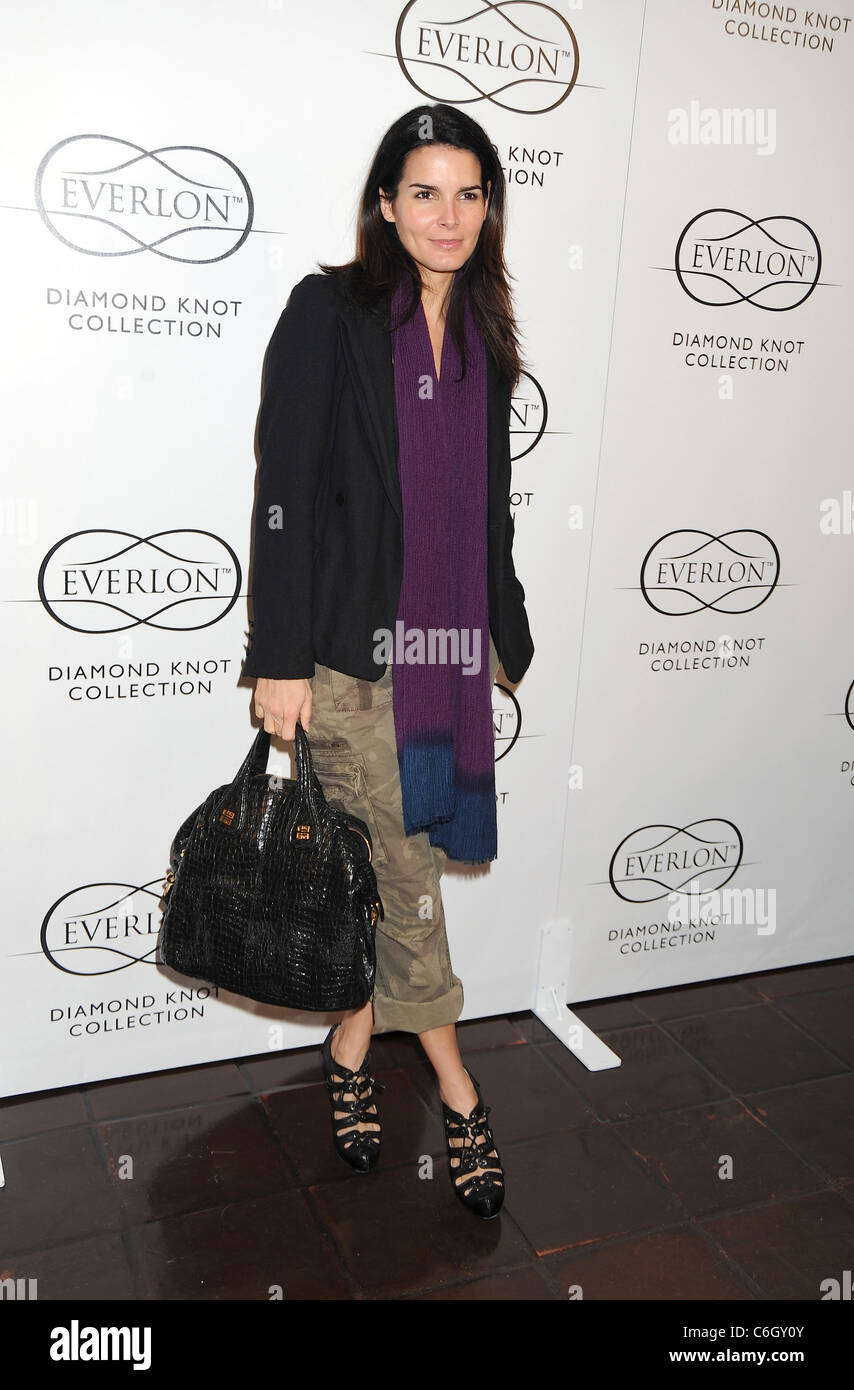 Angie Harmon The Sally Morrison and The Everlon Diamond Knot Collection ...