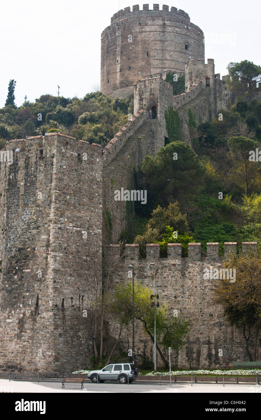 The Rumeli Castle,built by the Ottomans in just 3 months in 1452 to ...