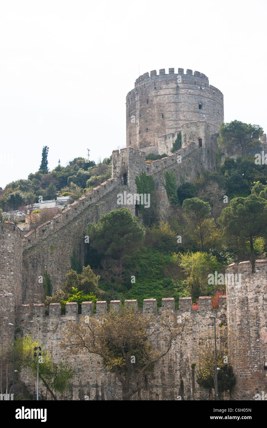 The Rumeli Castle,built by the Ottomans in just 3 months in 1452 to ...