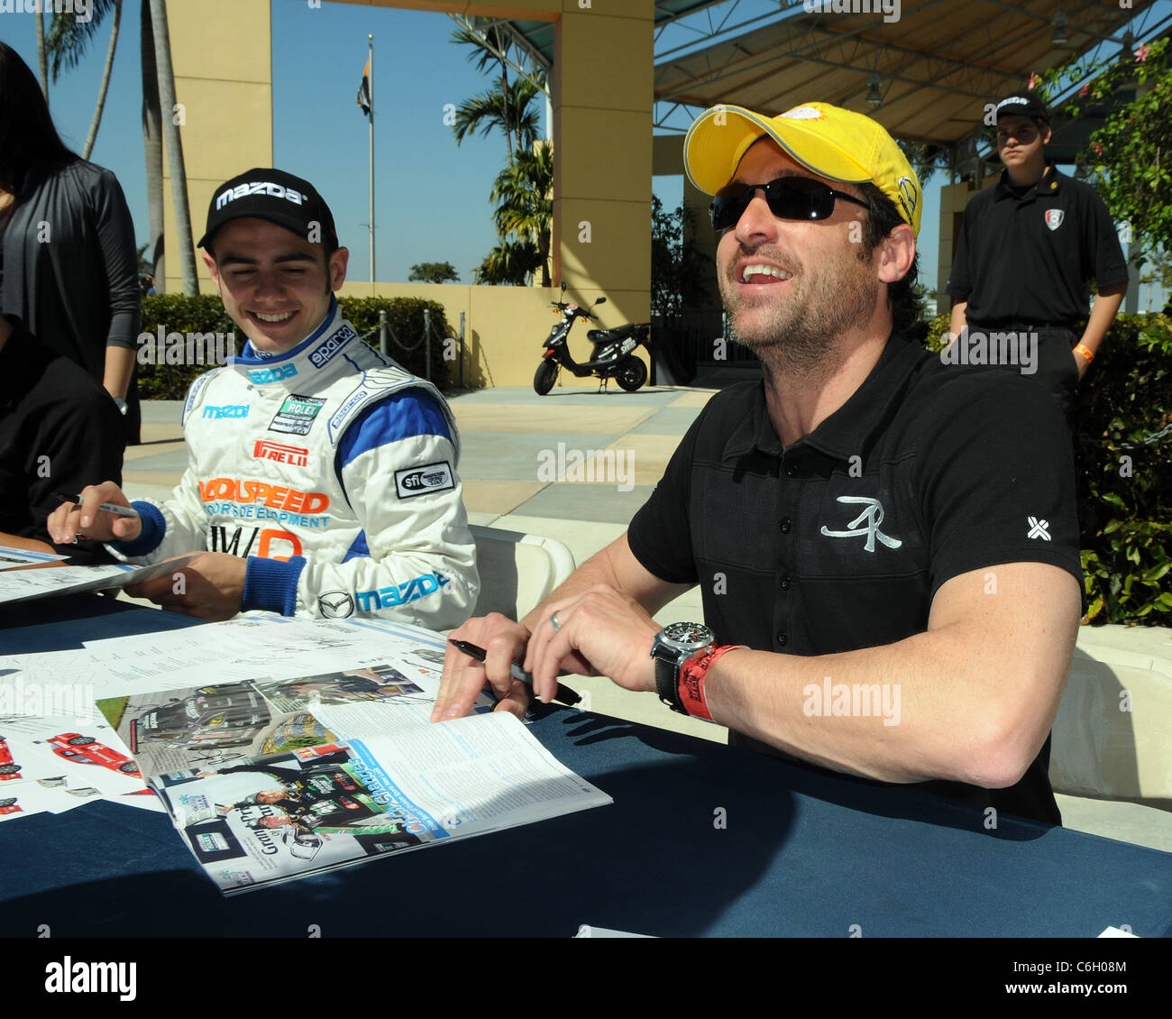Patrick Dempsey prior to the Miami Grand Prix on March 6th, 2010 ...