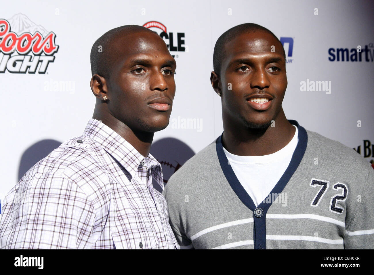 Jason McCourty of the Tennessee Titans and Devin McCourty of Rutgers ...